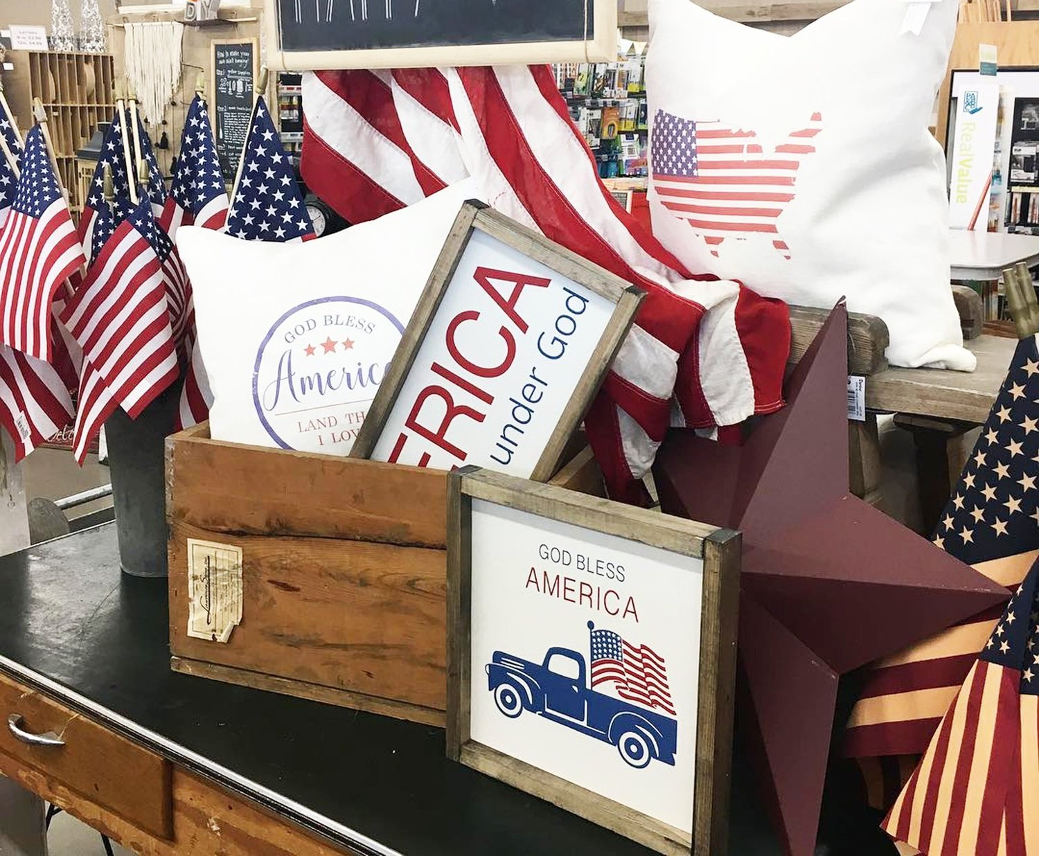 Red, White & Blue Americana Party Ideas & Printables — Delightful Order