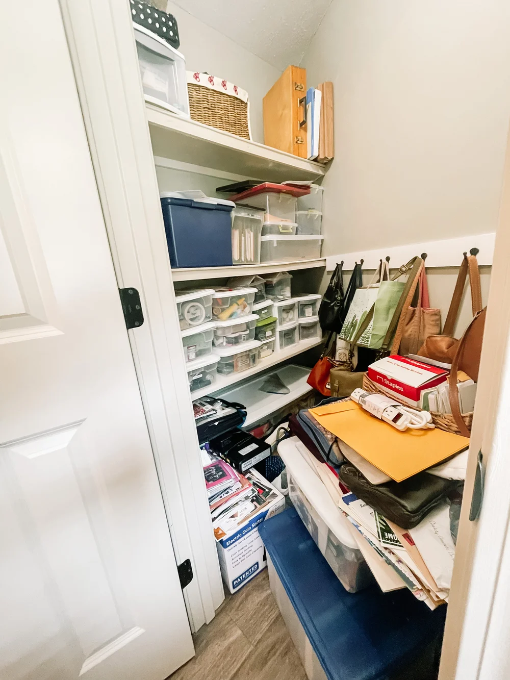 Organizing an Office/Craft Closet & Free Printable Labels — Delightful ...