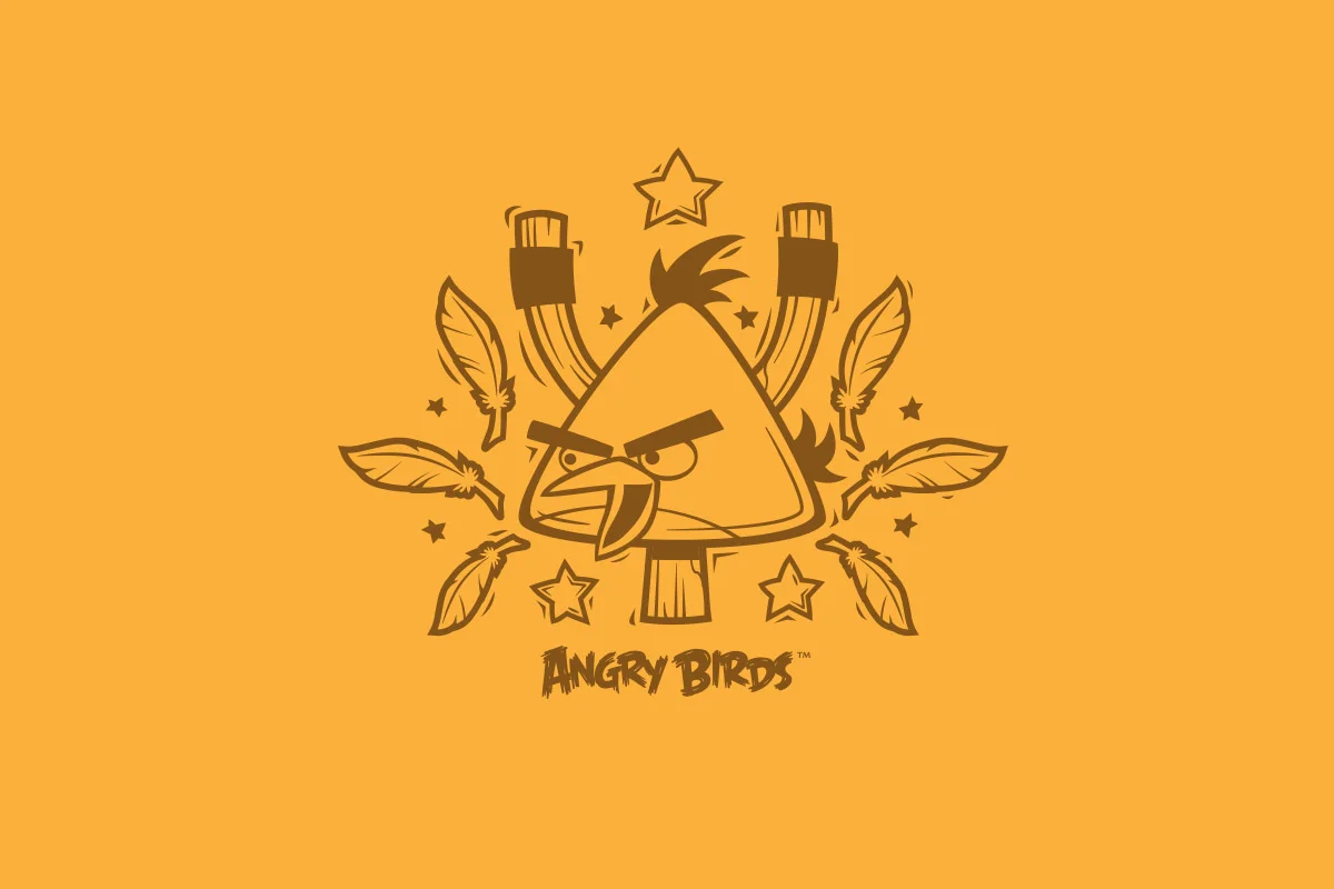 Angry Birds Yellow Bird Wallpaper
