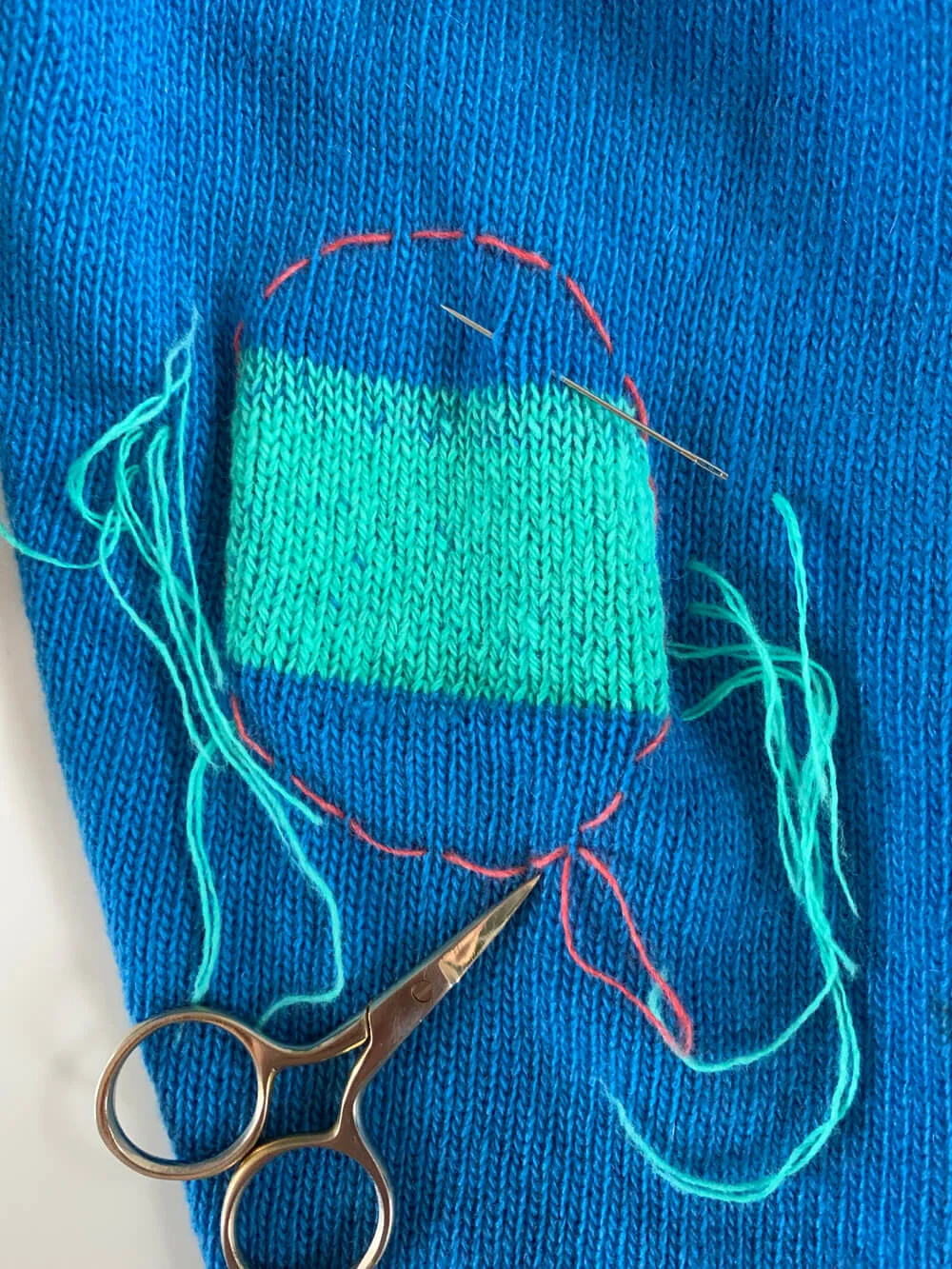 Embroidery & Visible Mending Repairs — Collingwood-Norris