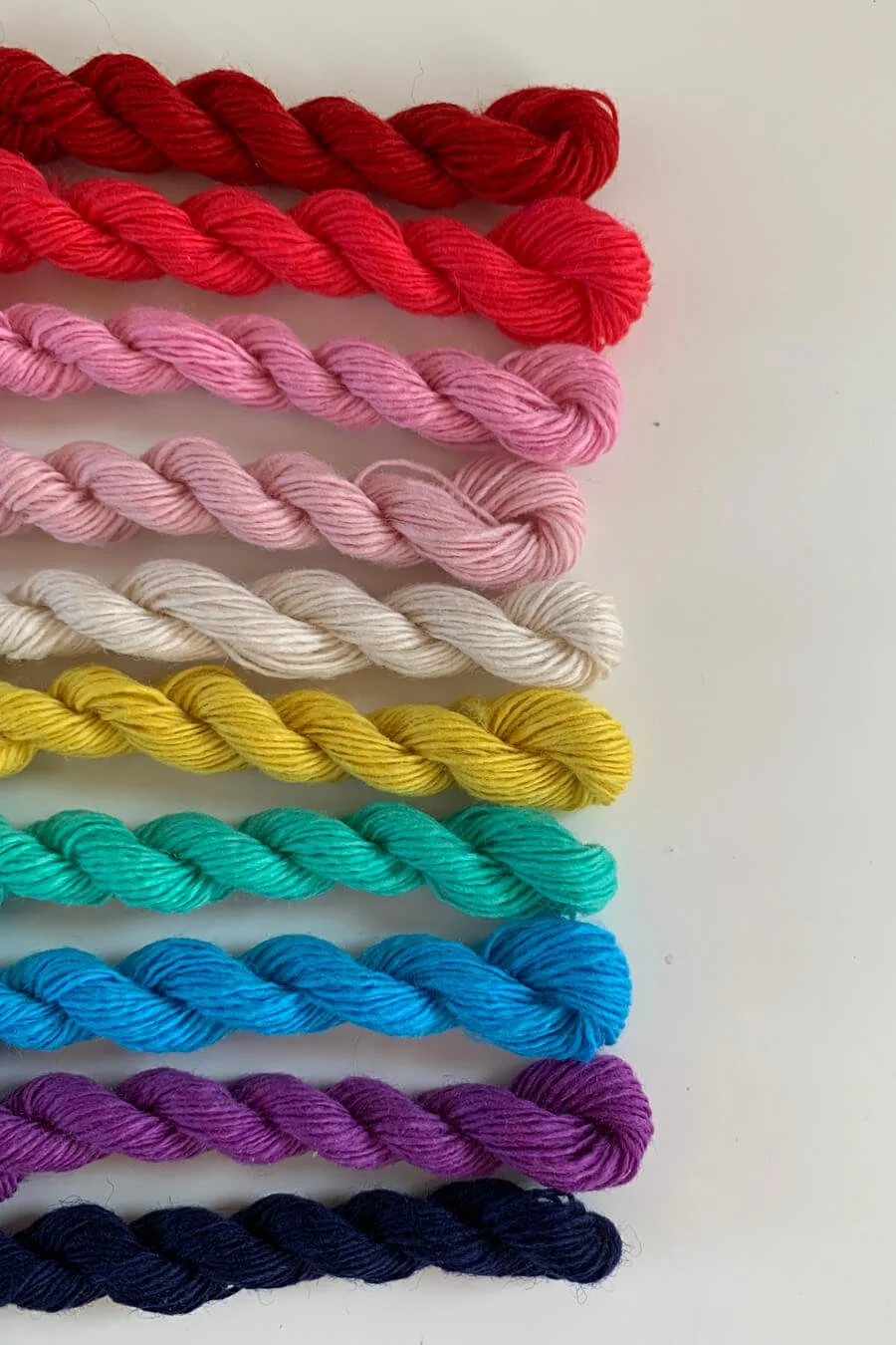 Fine Darning Wool in Bold Colours — Collingwood-Norris