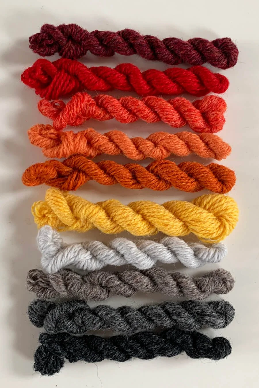 Fine Darning Wool in Bold Colours — Collingwood-Norris