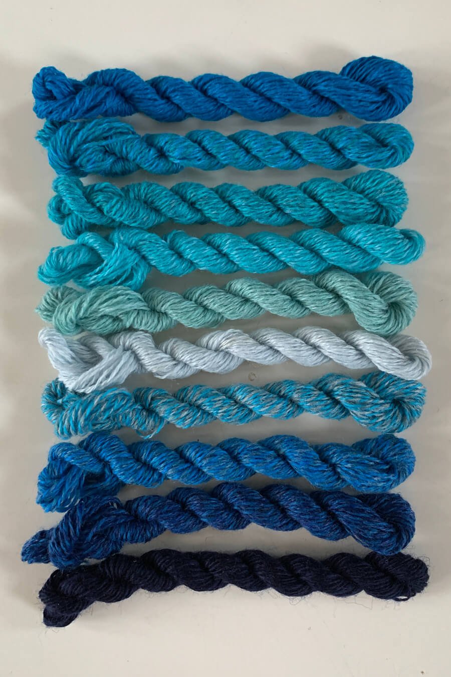 Cashmere Yarn for Mending in Blues — Collingwood-Norris