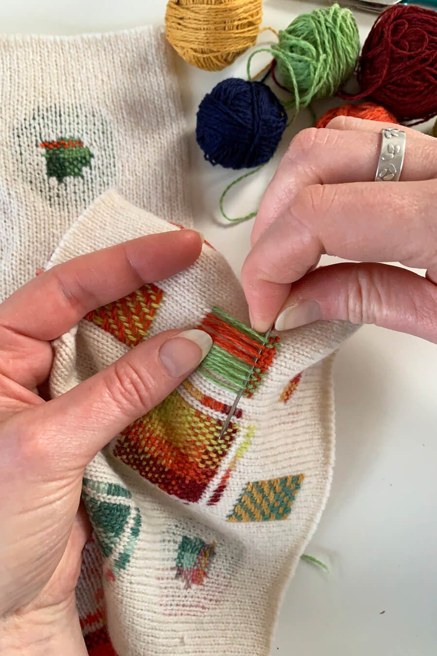 Visible Creative Mending for Knitwear- Book, Workshops, Tutorials ...