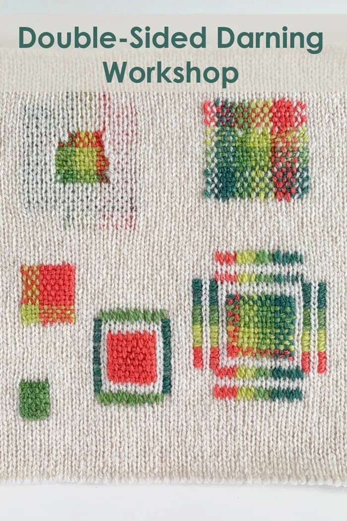 Visible Creative Mending for Knitwear- Book, Workshops, Tutorials ...