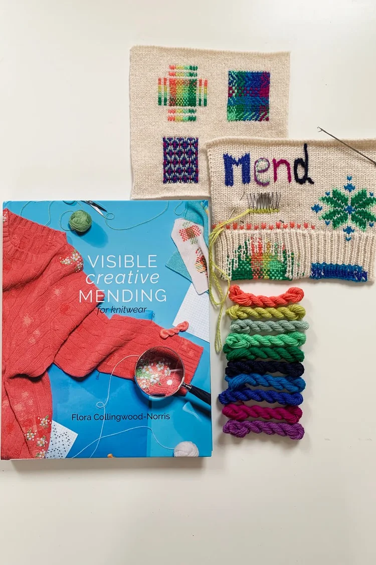 Visible Creative Mending for Knitwear- Book, Workshops, Tutorials ...