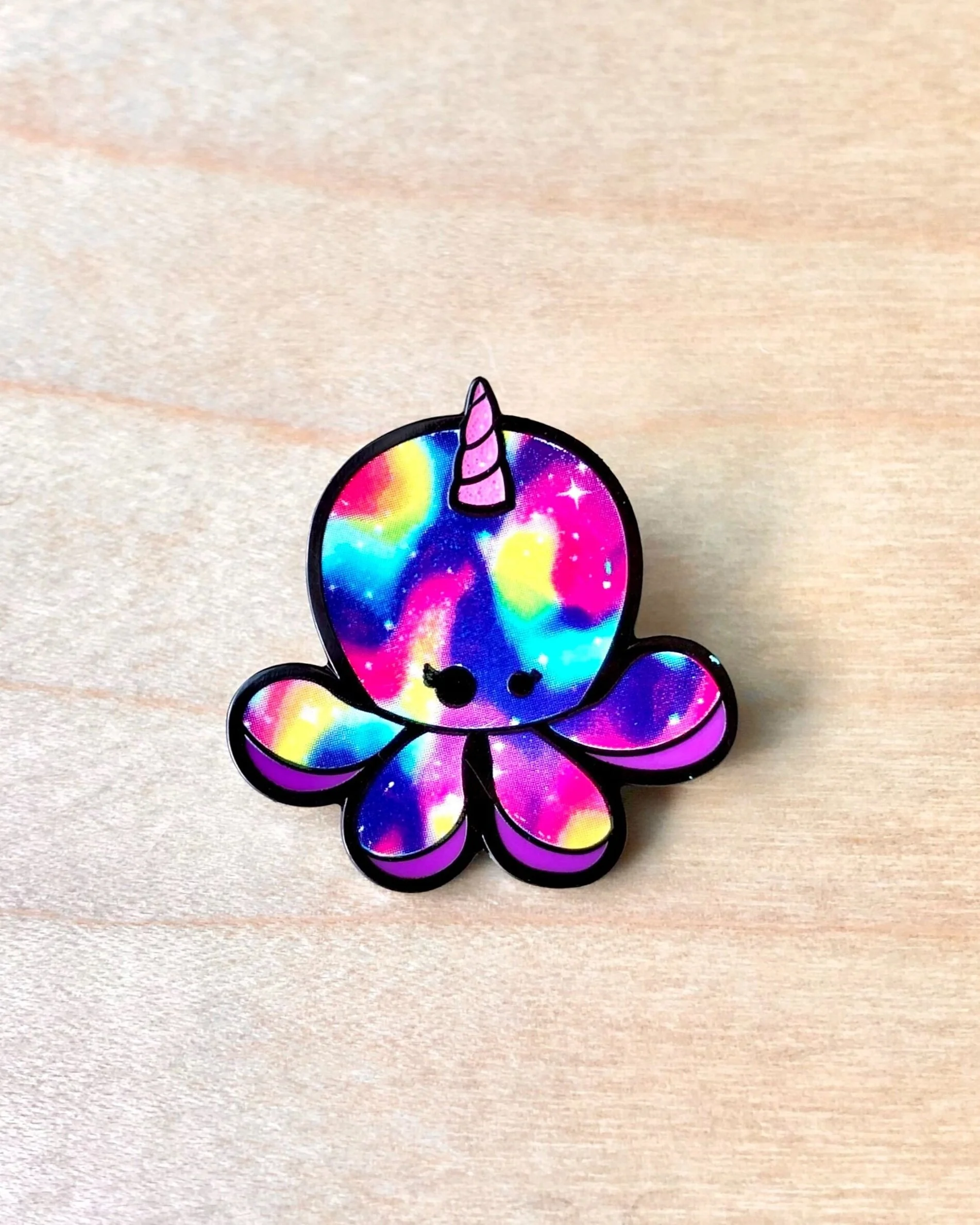 Roxie the Octocorn Enamel Pin — Scatterbrain Handmade