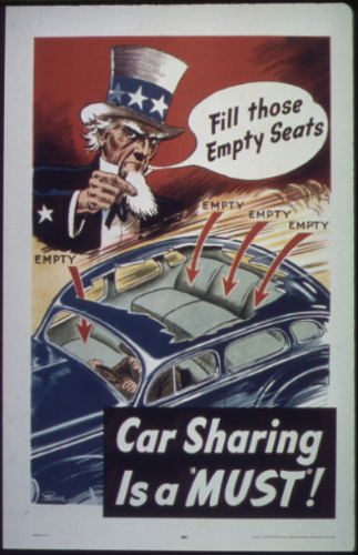WWII Carpooling Propaganda