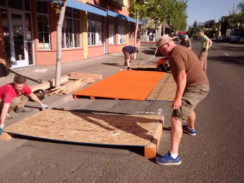 Pop-up Parklets Prove Promising