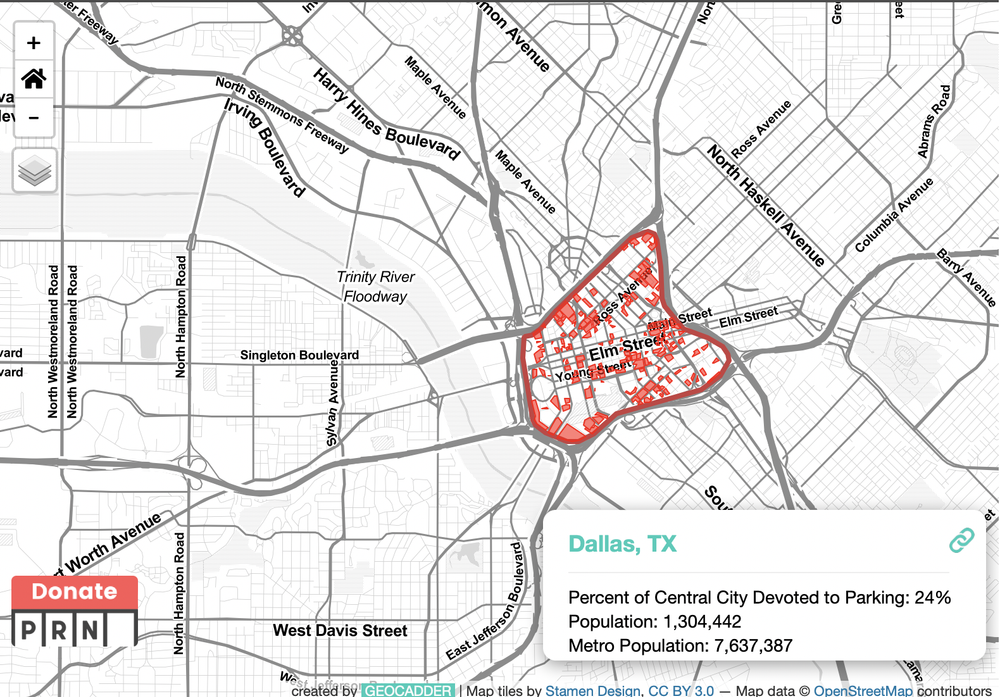 A Quarter of Downtown Dallas Is Parking Lots. Could That Change?