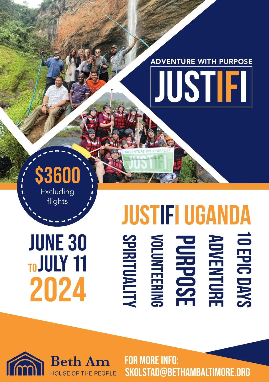 Beth Am's Justifi Trip to Uganda — Justifi: Adventure with Purpose