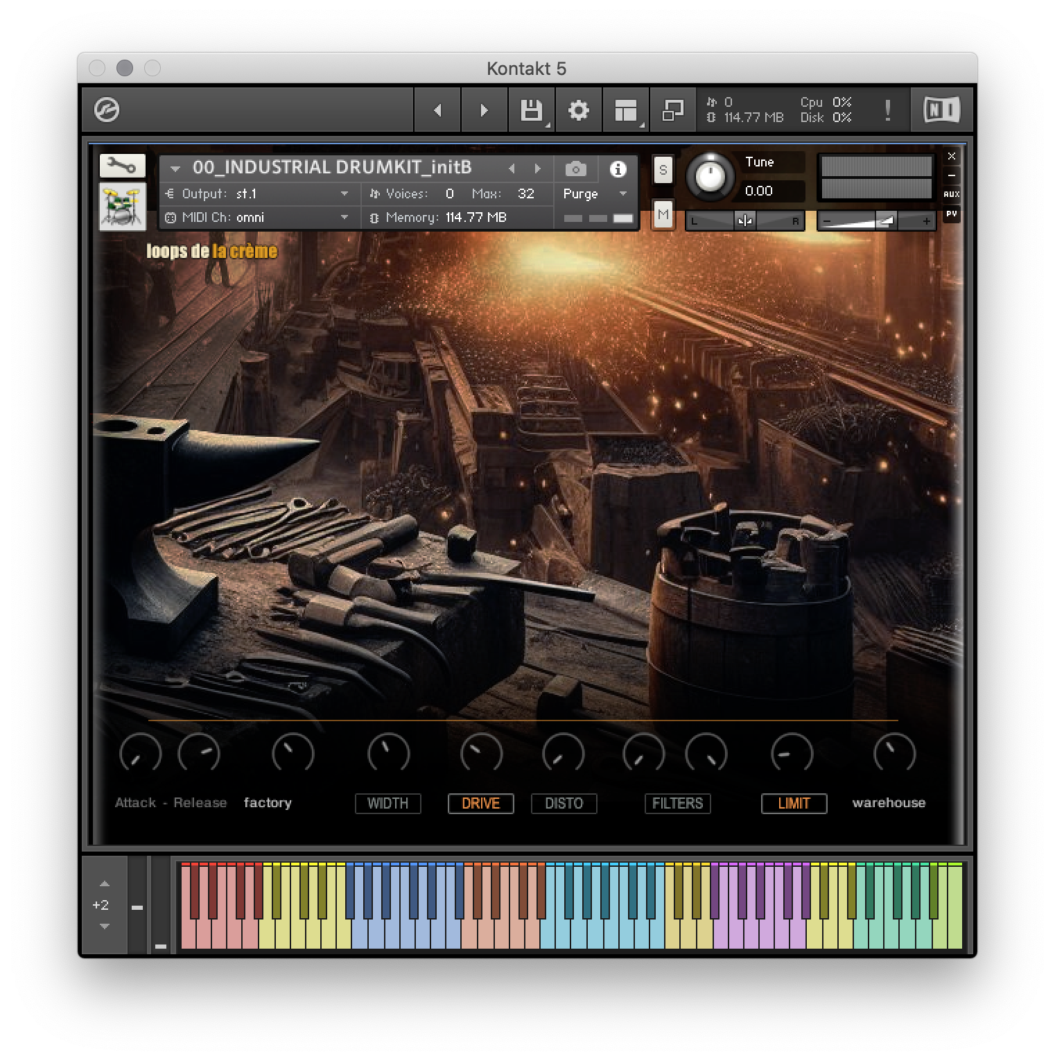 INDUSTRIAL DRUMKIT — loops de la crème