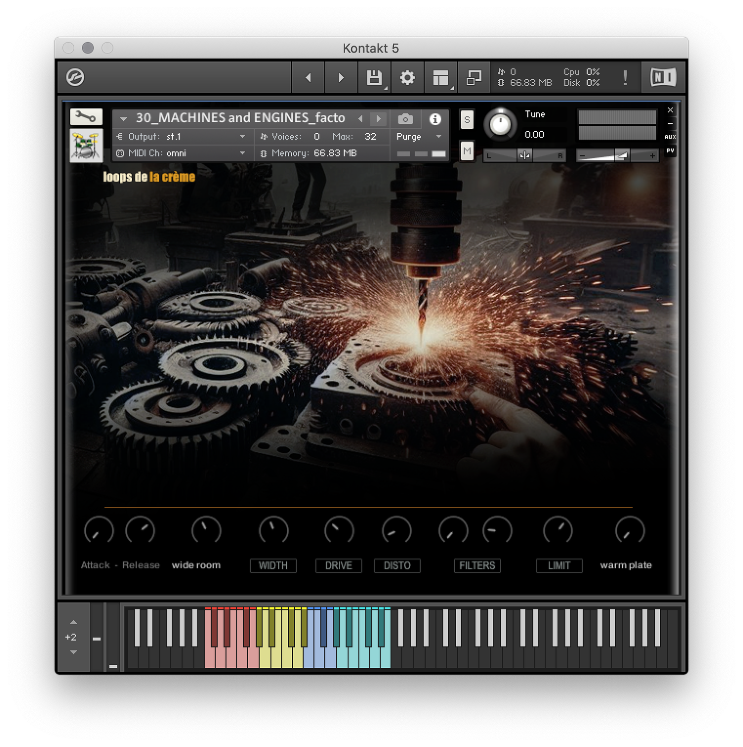 INDUSTRIAL DRUMKIT — loops de la crème