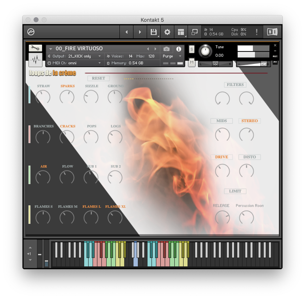 FIRE VIRTUOSO — loops de la crème