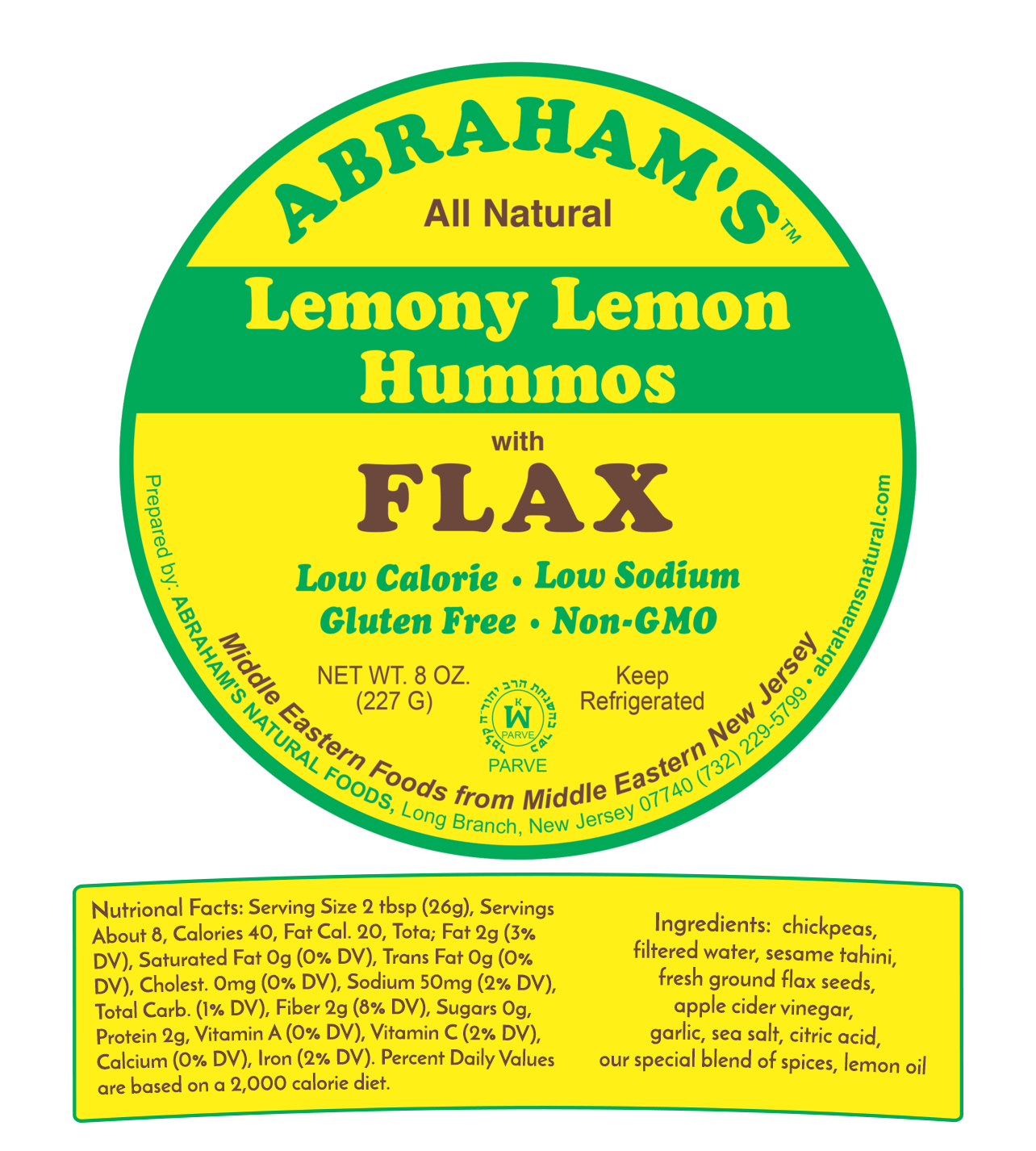 products — Abraham's Natural Foods