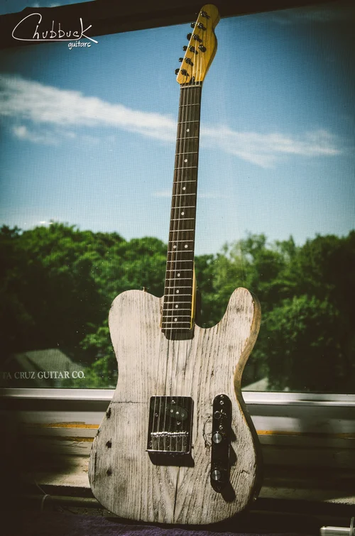 Custom reclaimed pine Tele Esquire [7.3 lbs] :: new neck & assembly ...
