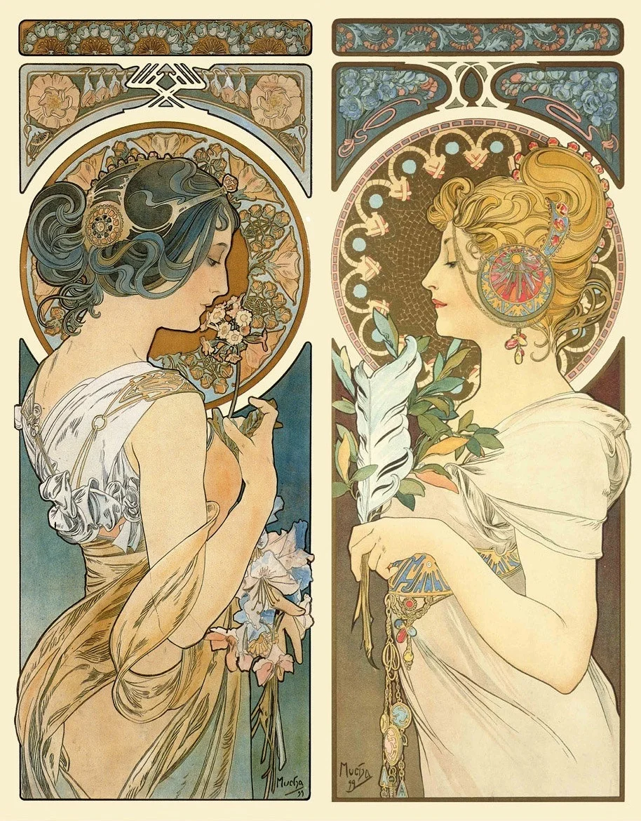 Inspo Saturdays :: Mucha's Muses — Caleigh Bird Art