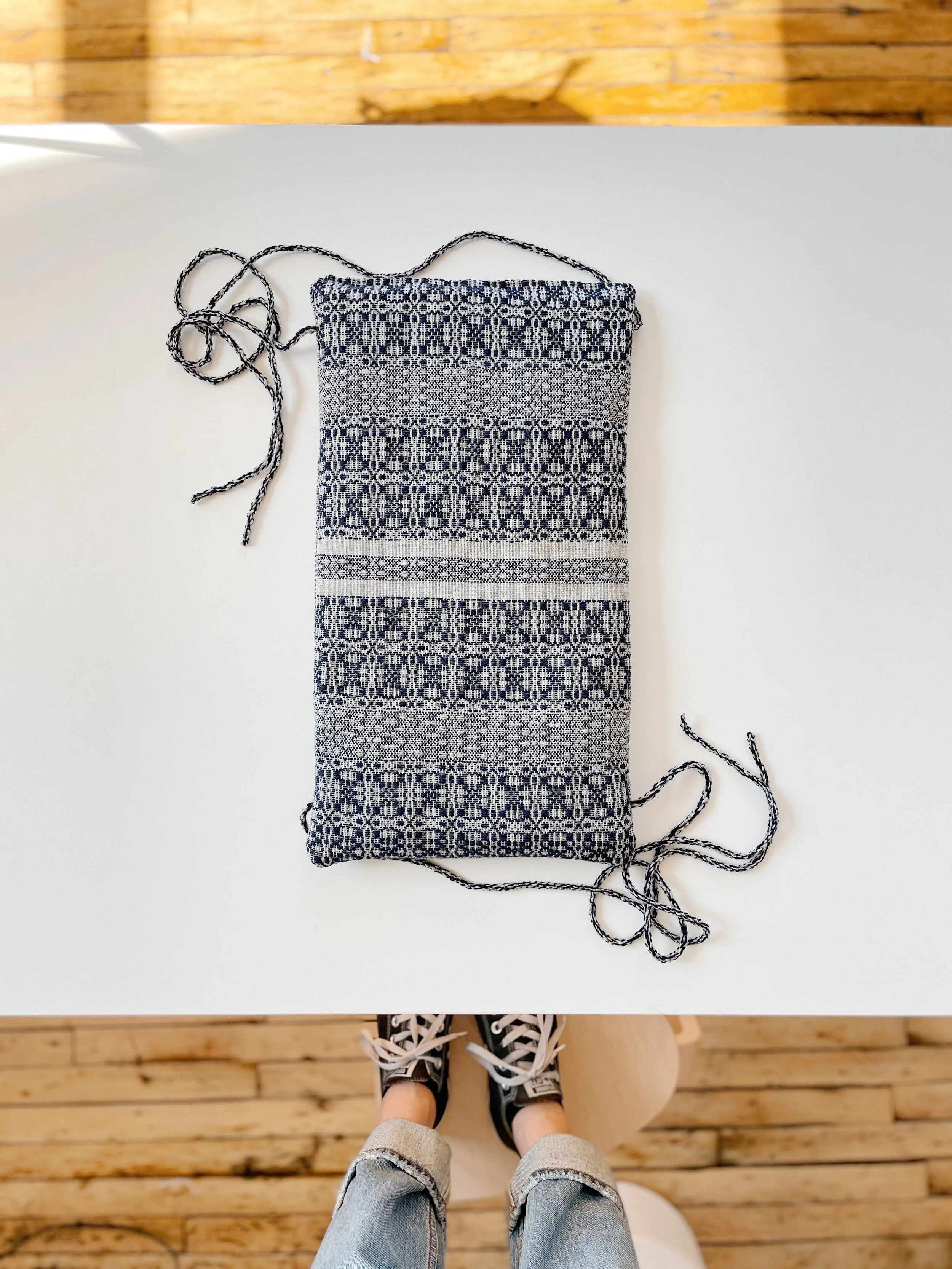 yarn kit: the adelia weaving bench cushion — Weaver House