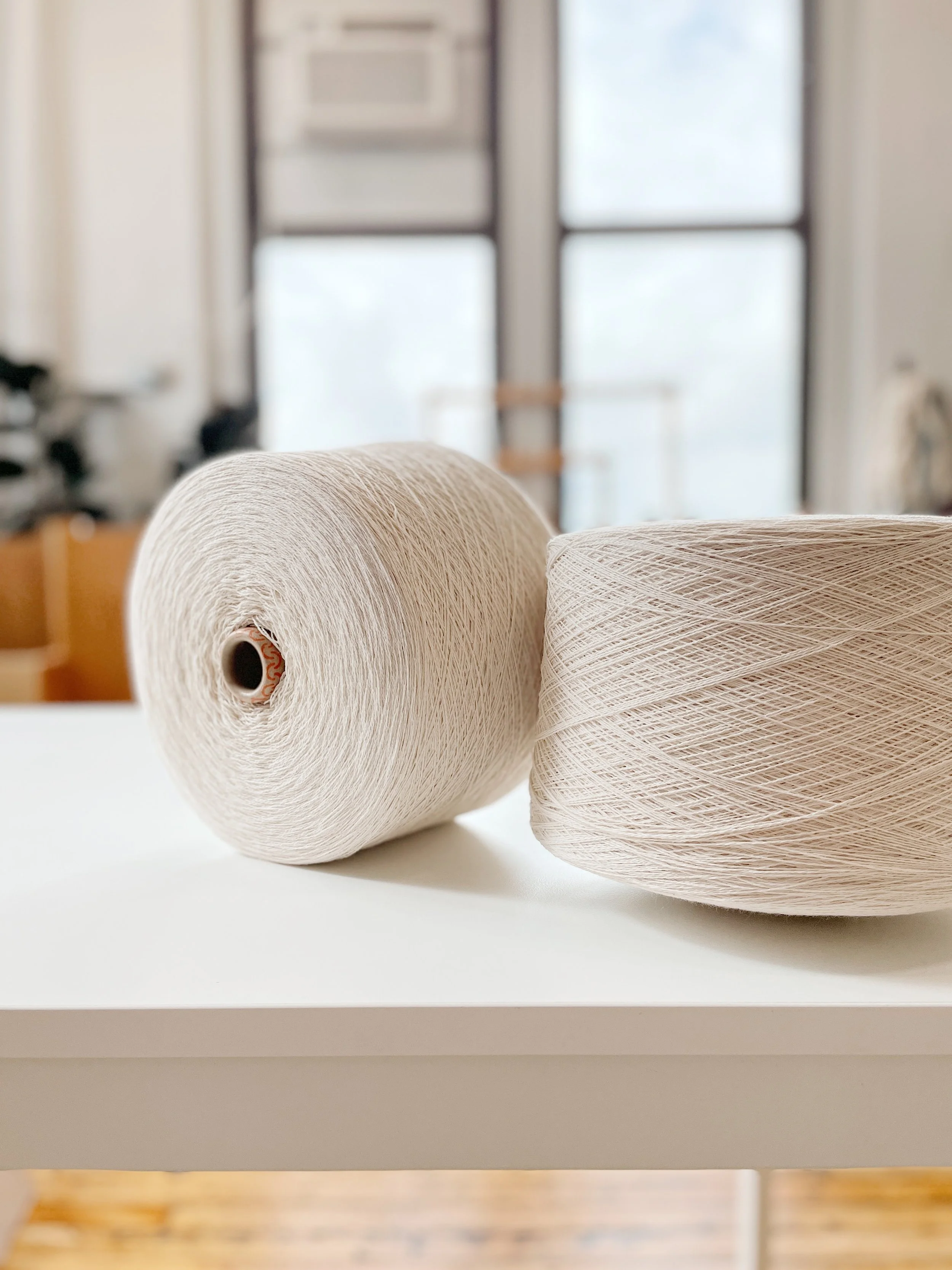 8/2 natural cotton (1 and 4 lb cones) — Weaver House