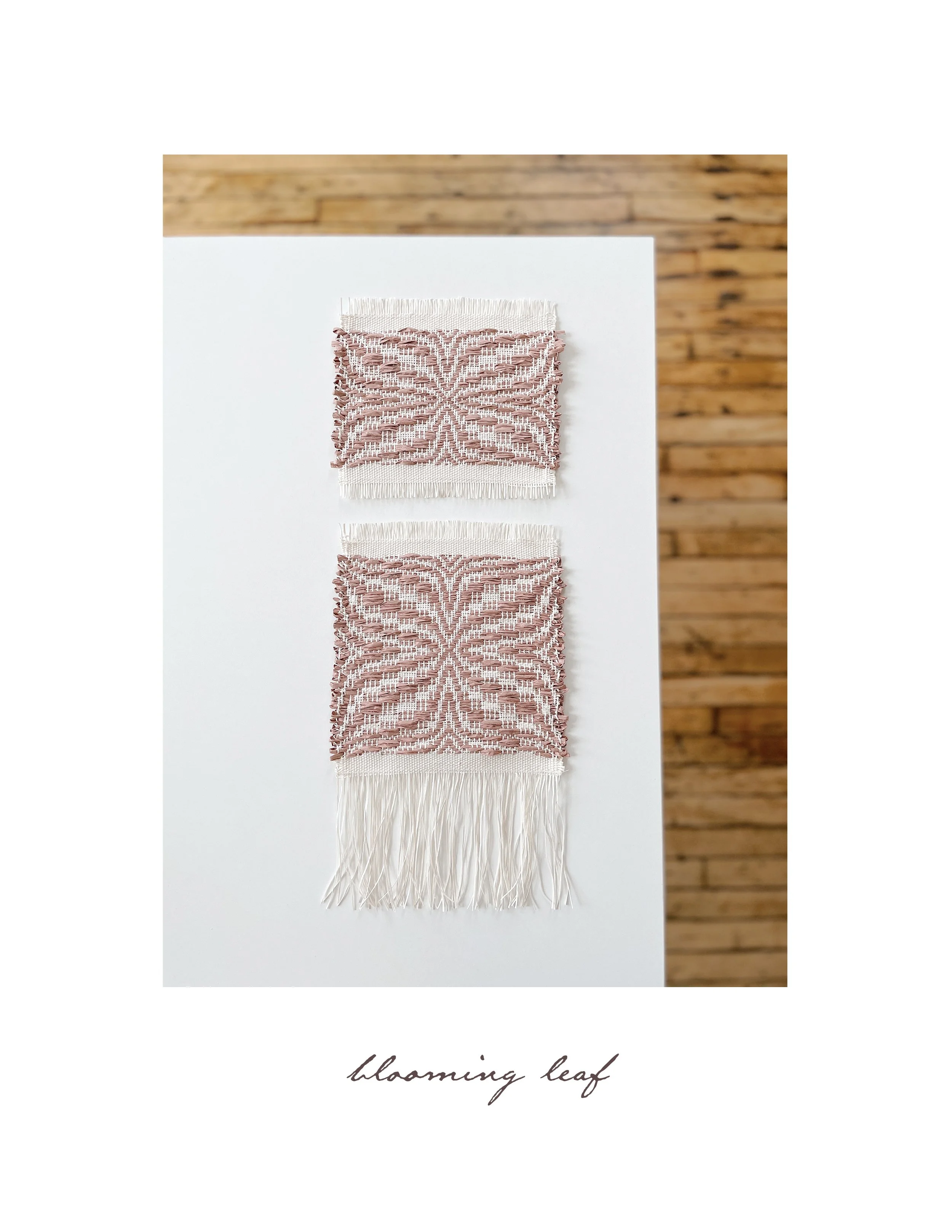 blooming leaf: downloadable weave draft — Weaver House