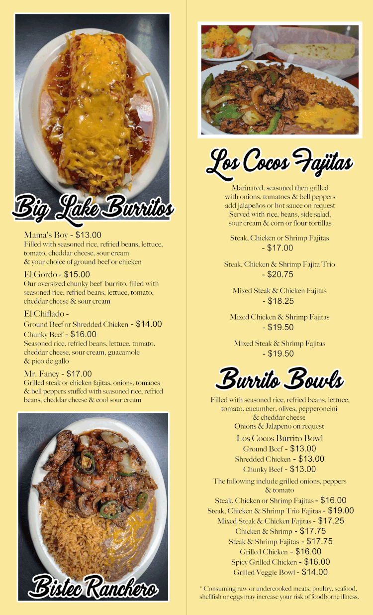 Los Cocos Mexican Restaurant – Serving Okeechobee Since 1982 — Los Cocos