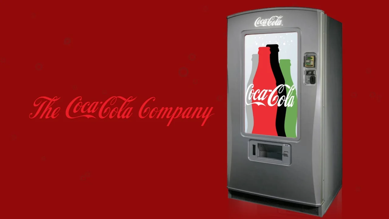 Coca Cola Vending Machine Touch Screen