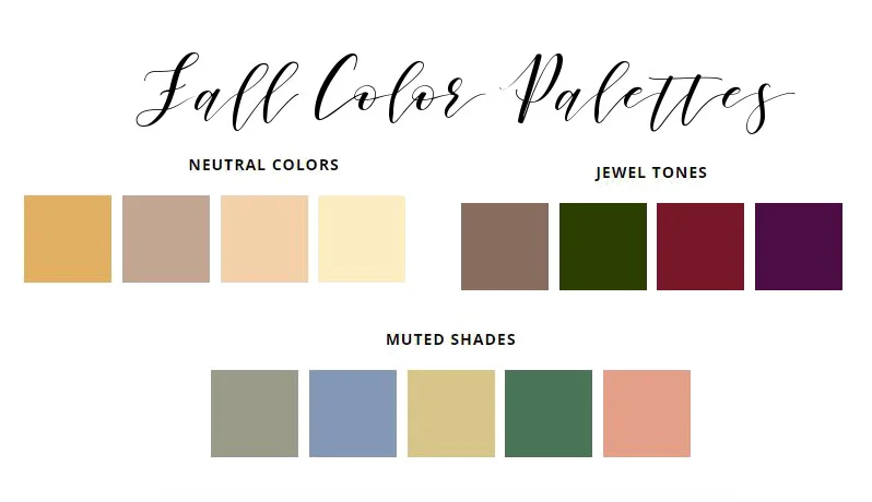 Fall Weddings - Color Schemes — Event Planner - Nashville, Columbia ...