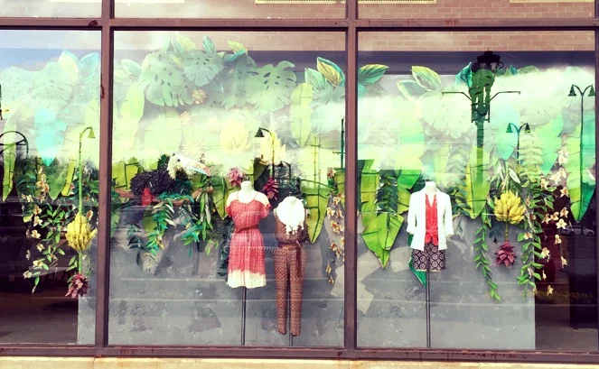 Anthropologie Window Displays Earth Day