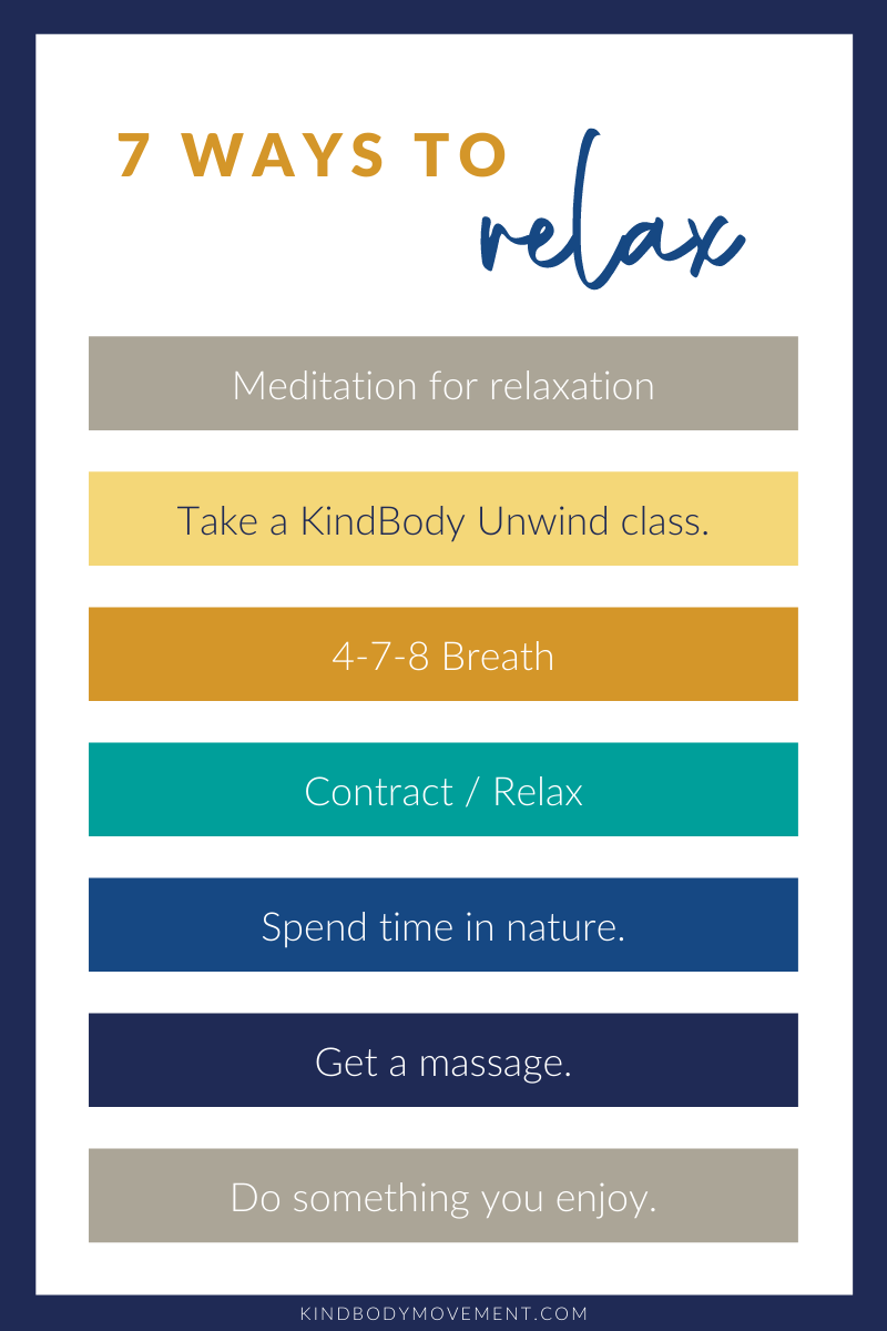 How to Relax — KindBody Movement