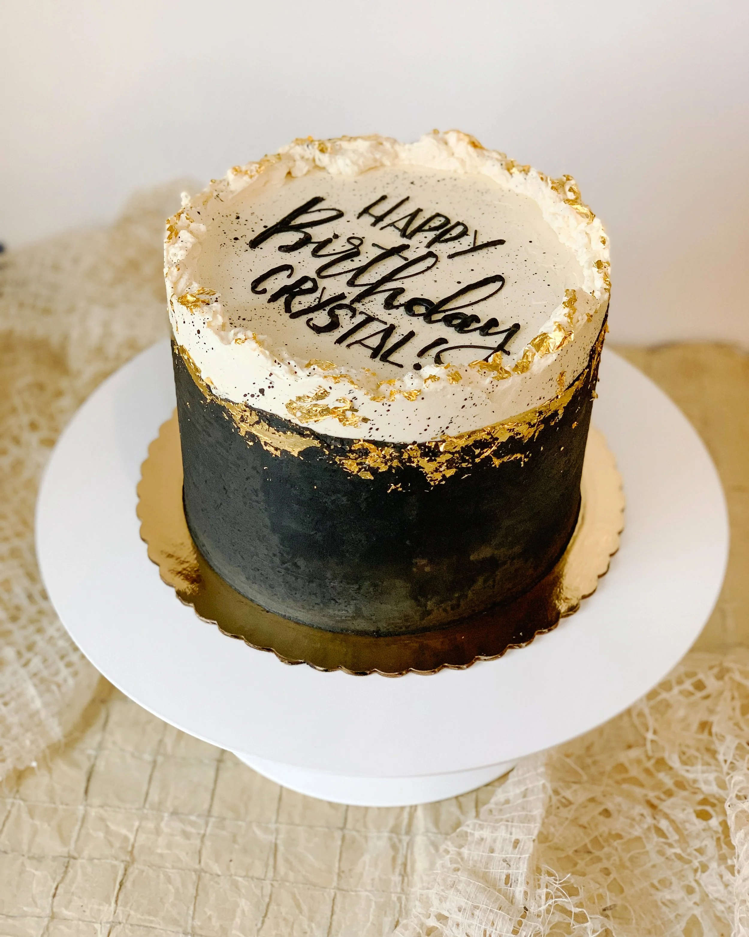 Splatter Cake With Buttercream