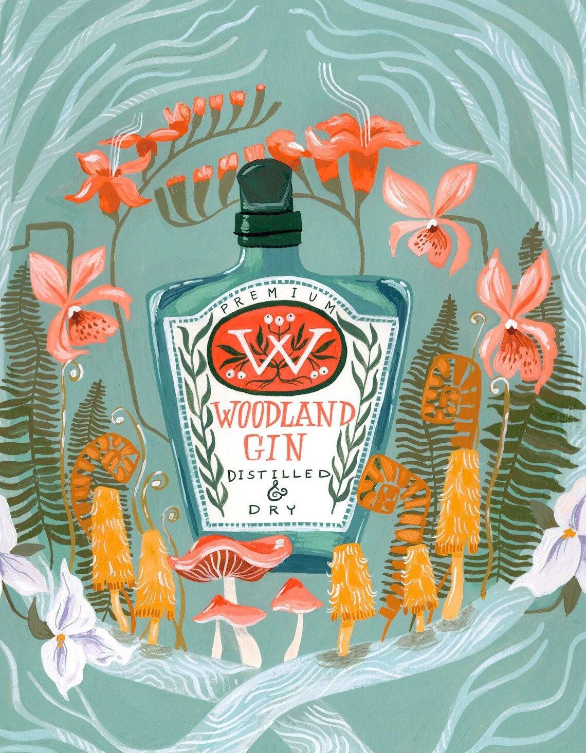 Blush Bees Art Print — Rae Ritchie Surface Design & Illustration