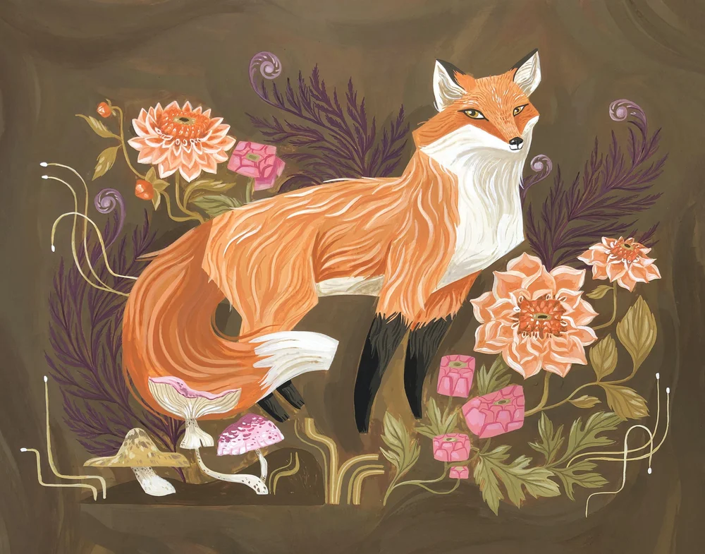 Painting Of Swift Fox
