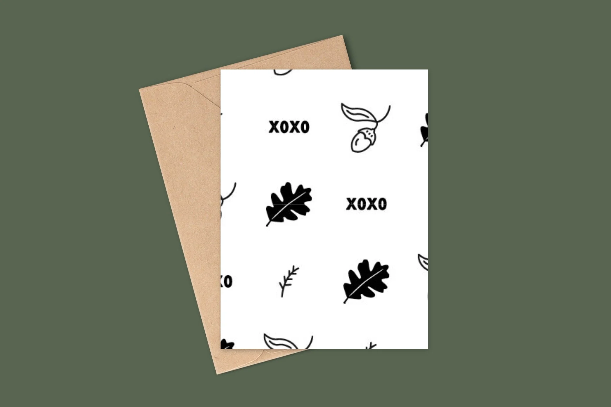 A6 Card - Oh Xmas Tree — Paper & Ash