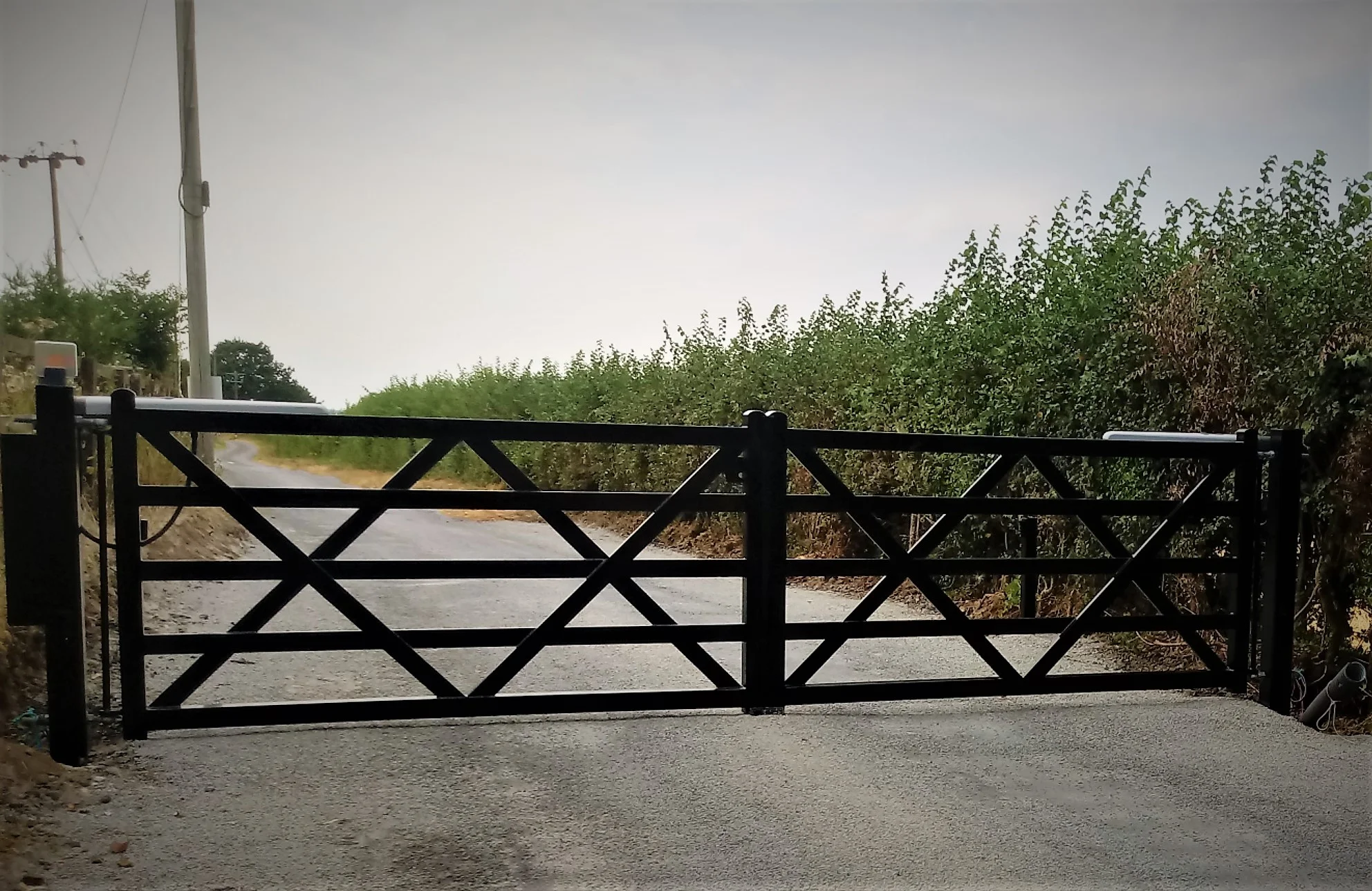Five Bar Hinging Gate Sets — Electric Gates for Farms, Stables and ...