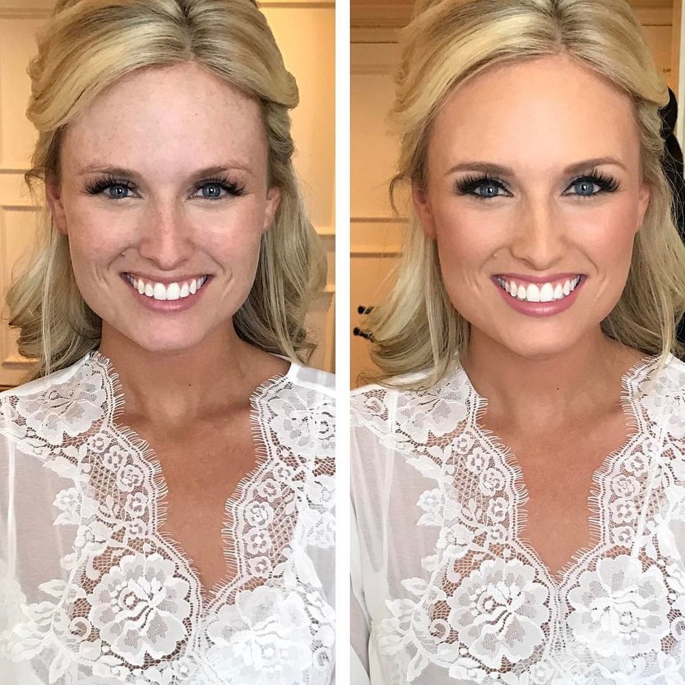 Airbrush Bridal Makeup Before And After | Saubhaya Makeup