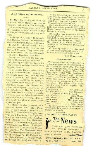 History - Hartley House