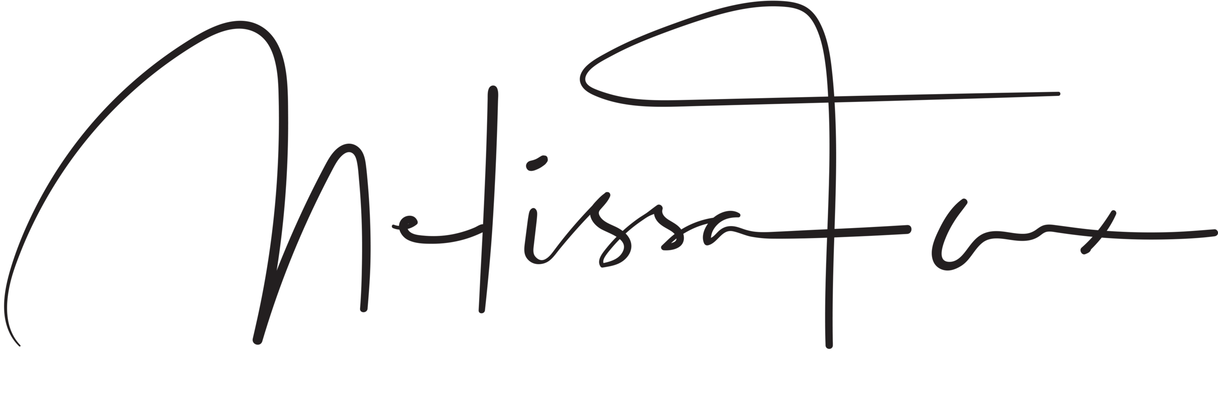 Melissa The Name Signatures