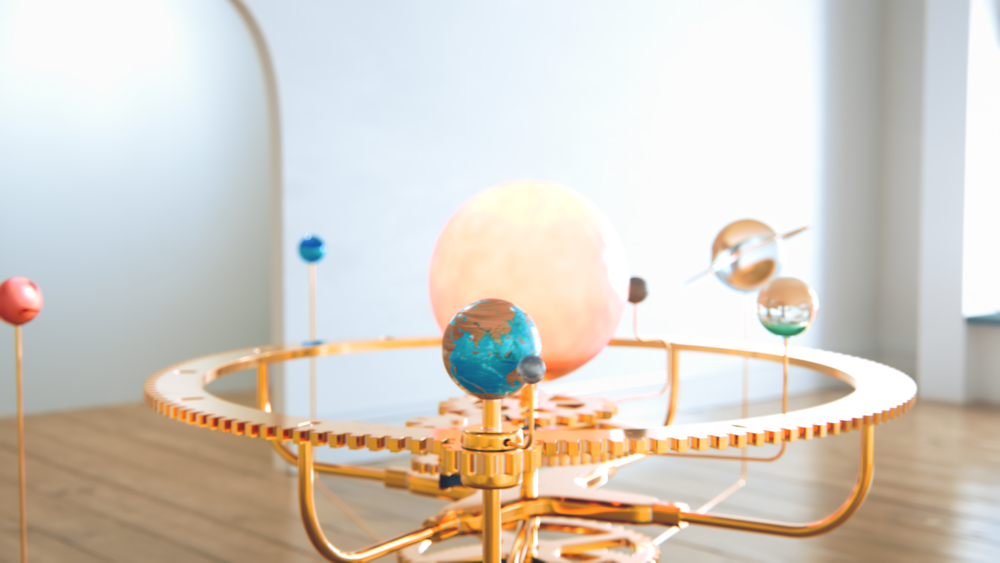 Animate an Orrery (Model Solar System) with Cogs & Xpresso in Cinema 4D ...