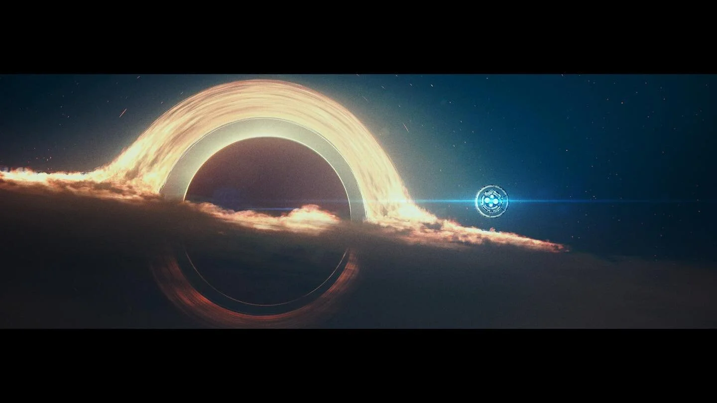 Interstellar Black Hole Gif