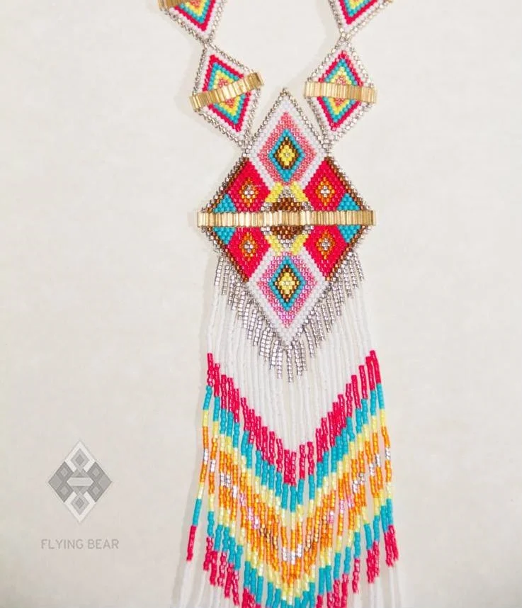 BEADS ON THE LOOM OF TIME: BRICK STITCH TECHNIQUE — Sacred Arts ...