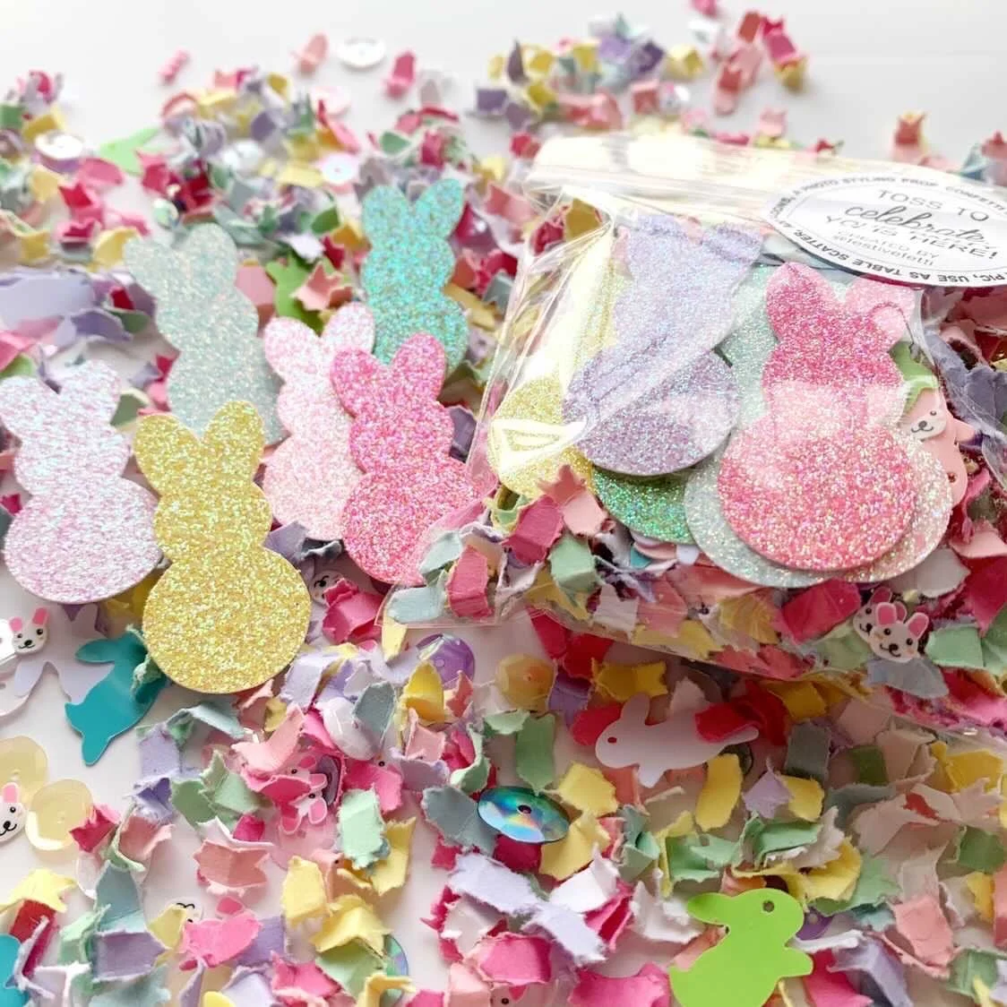 Marshmallow Easter Bunny Confetti