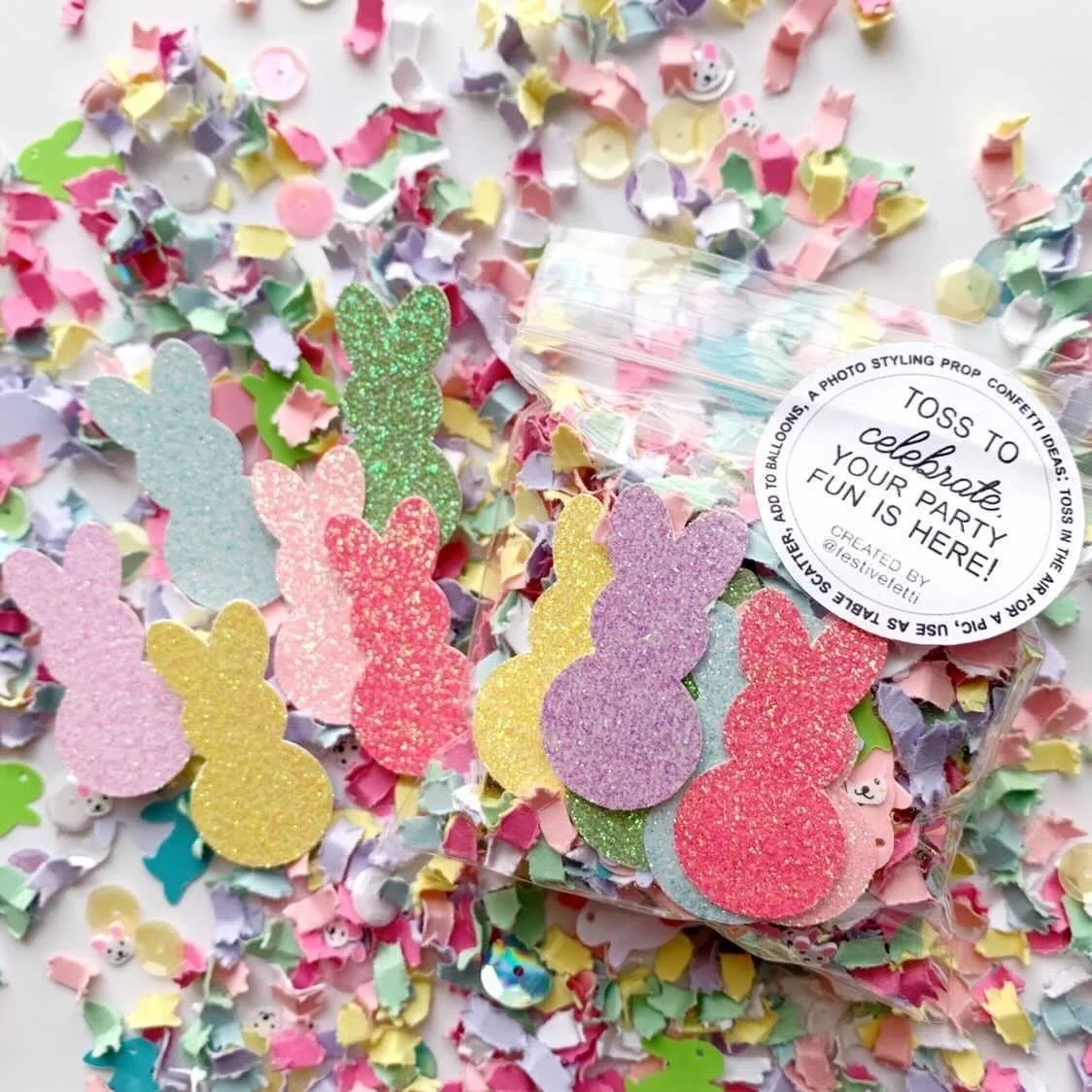 Marshmallow Easter Bunny Confetti