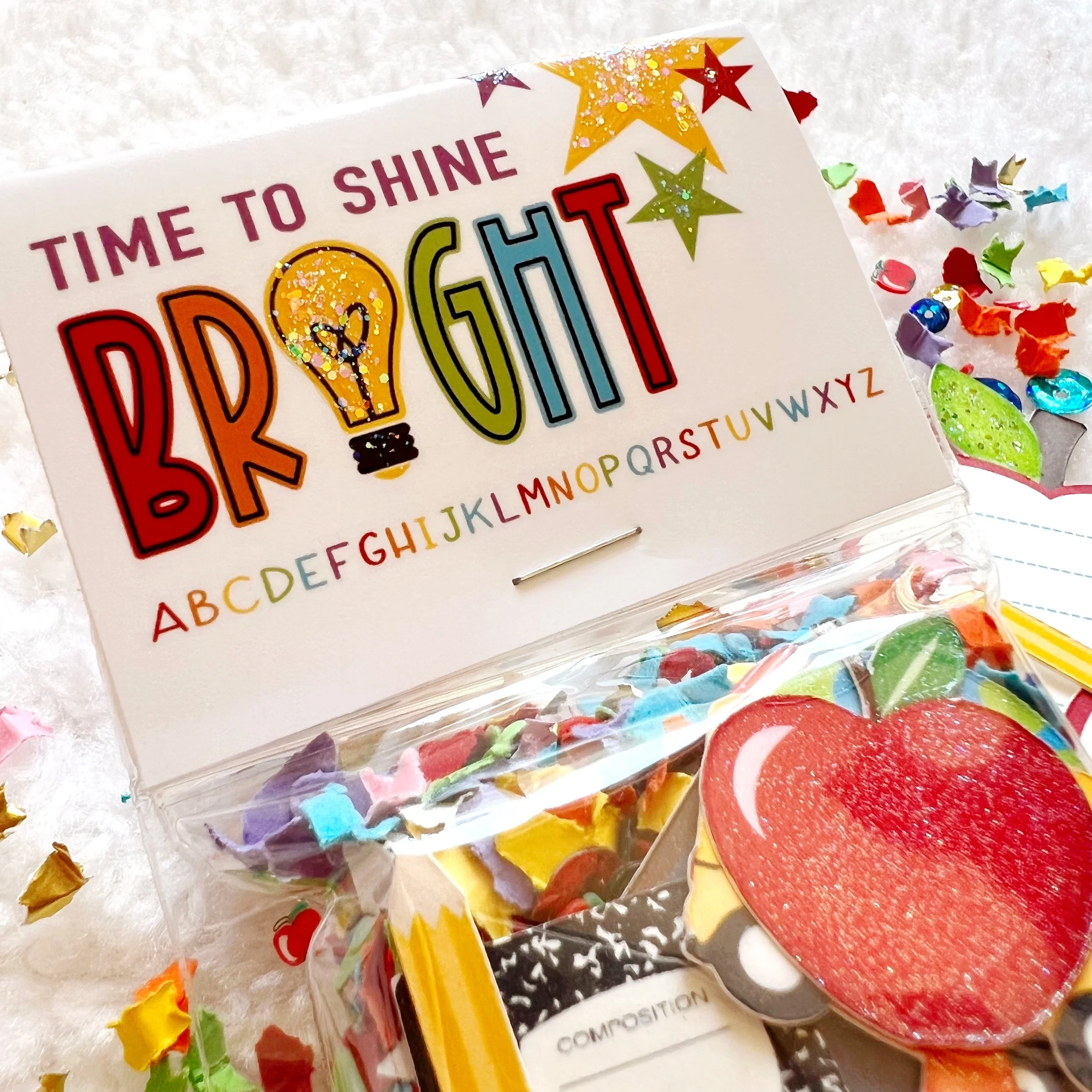 Back to School Ready Confetti Printable