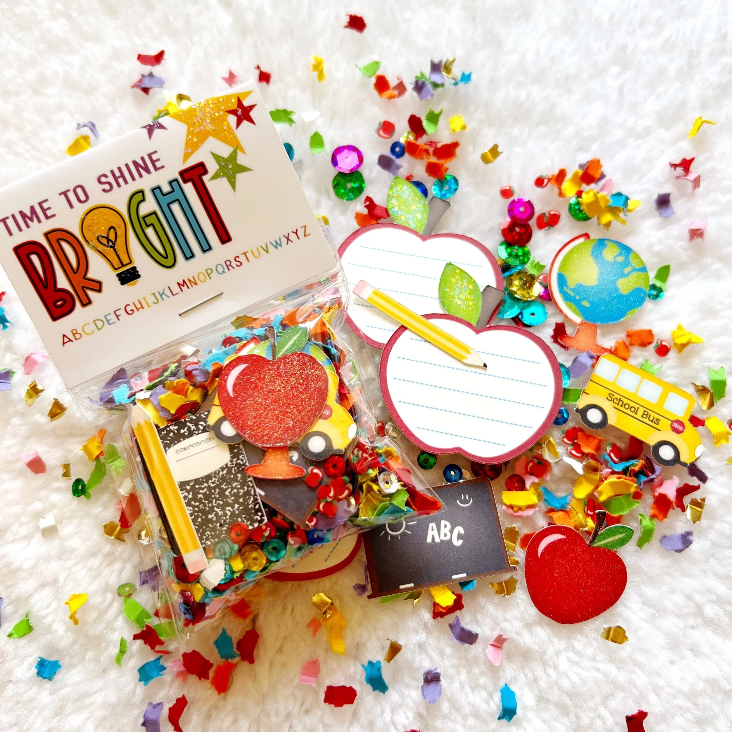 Back to School Ready Confetti Printable