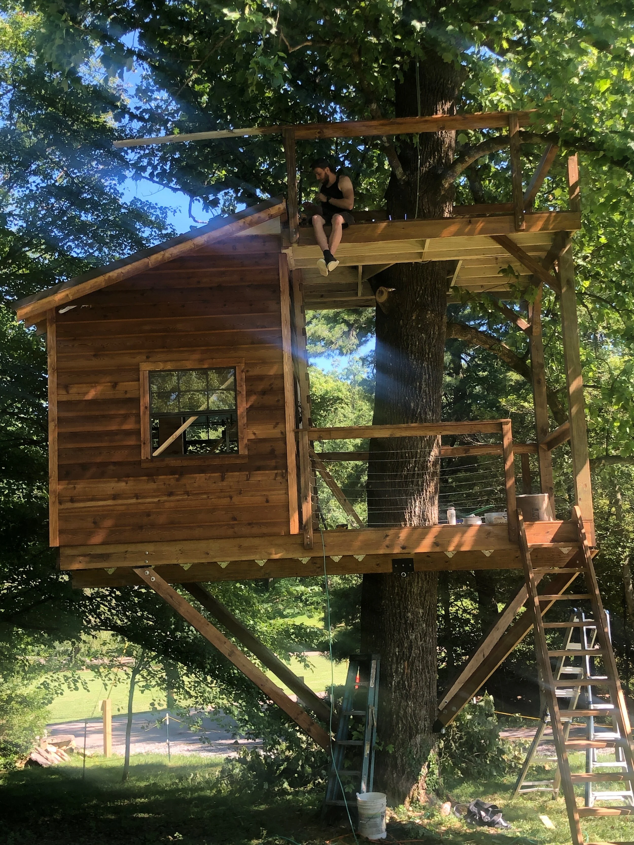 Double Deck Treehouse — Treehouse Experts LLC
