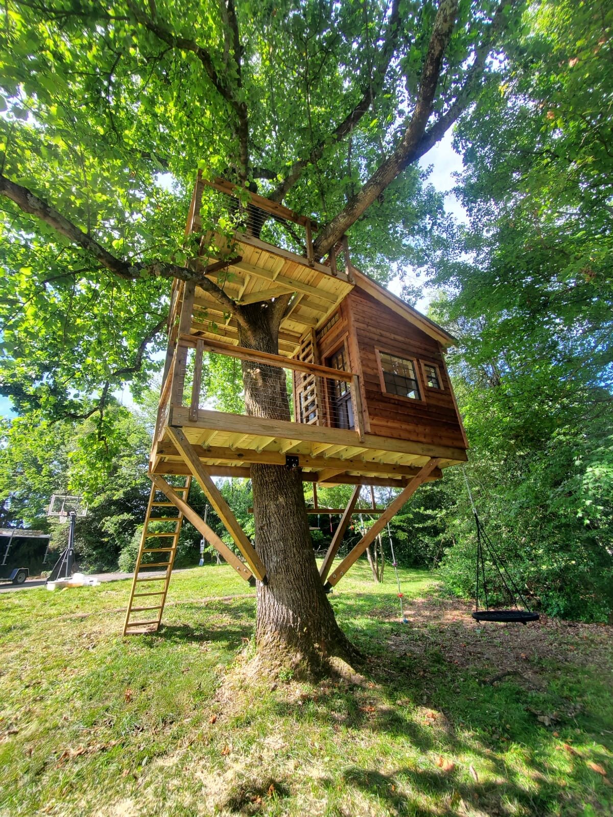 Double Deck Treehouse — Treehouse Experts LLC