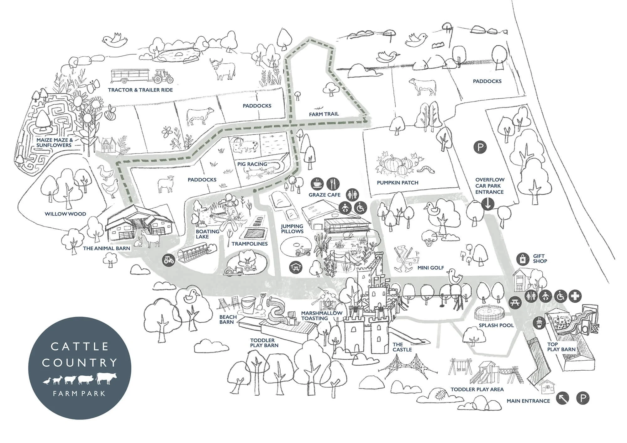 CATTLE COUNTRY ILLUSTRATED MAP — Carys-ink | Freelance Illustrator ...