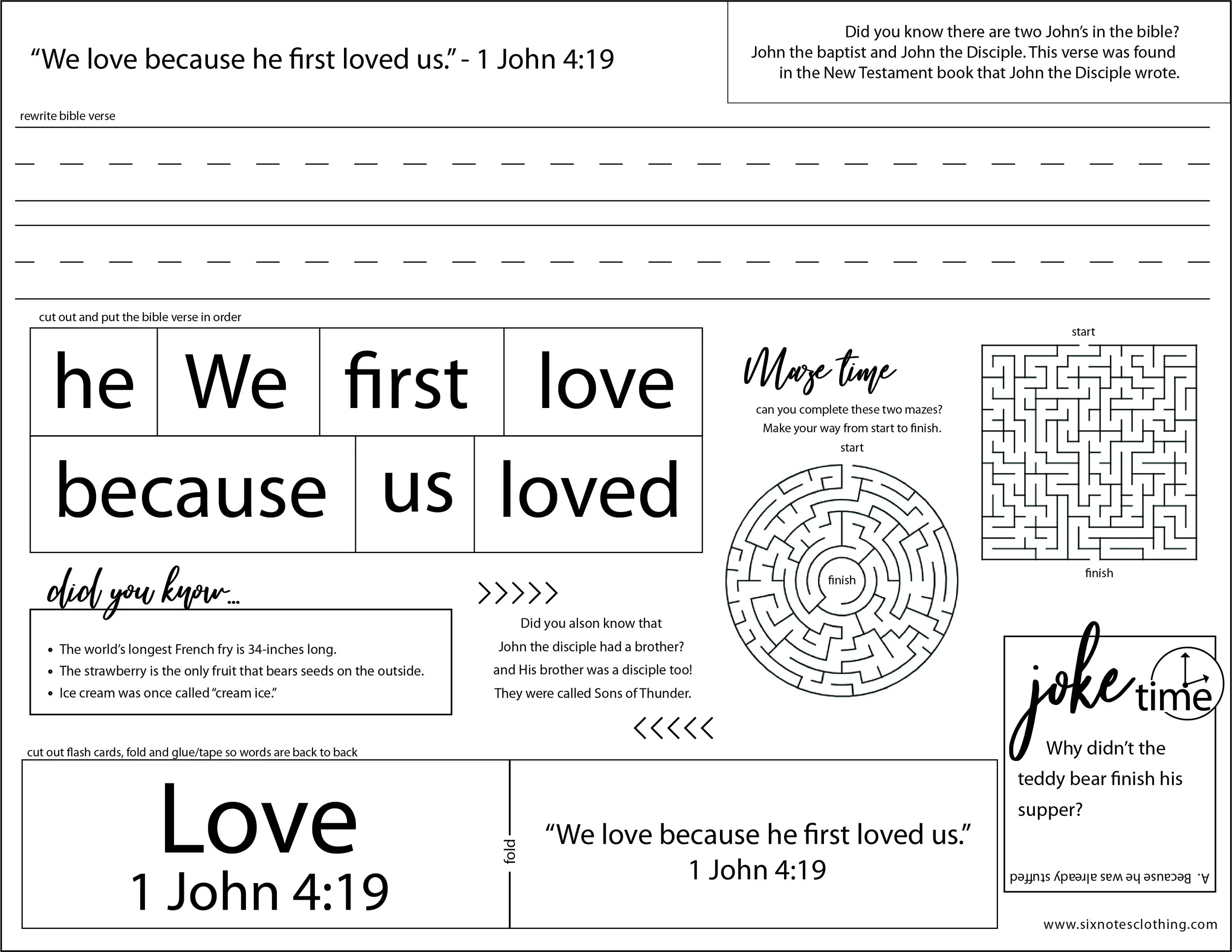 Bible Worksheets — diving deep into scripture with mini devotions — six ...