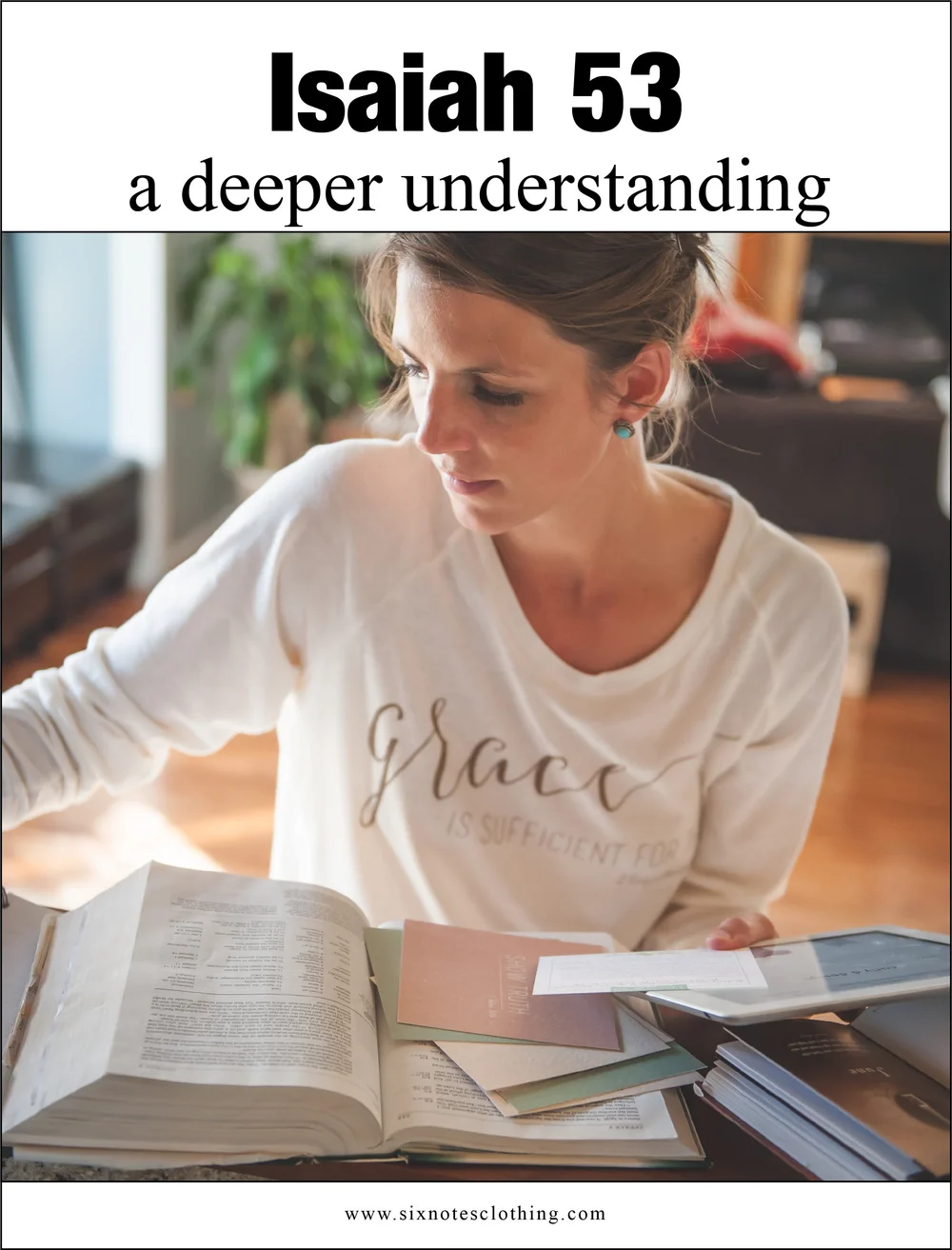 Isaiah 53 Explained — six notes clothing