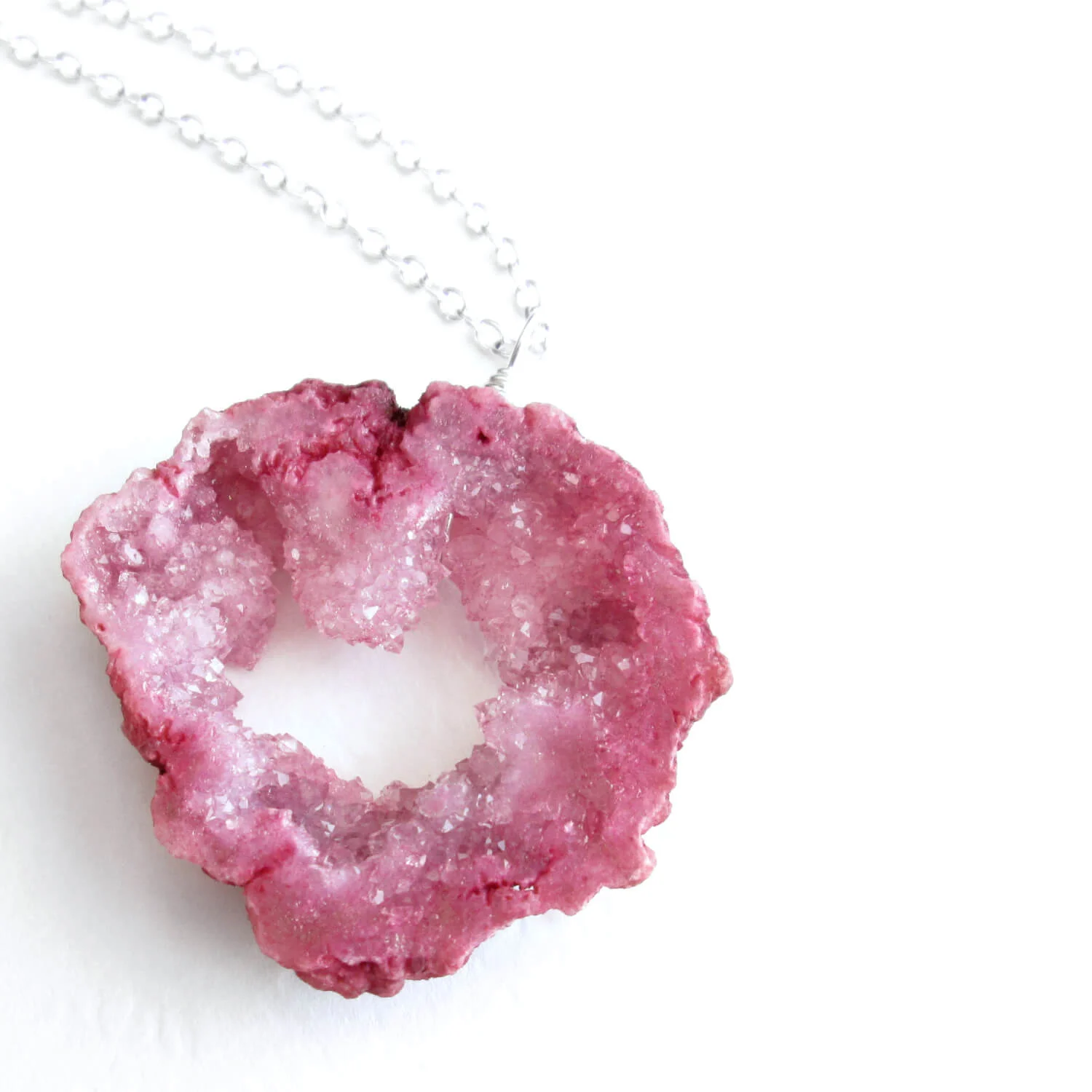 Druzy Quartz Jewelry, Geode Necklaces — CindyLouWho2